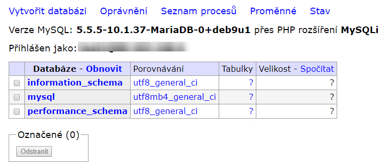 Připojení k MySQL – Hicoria Wiki CZ